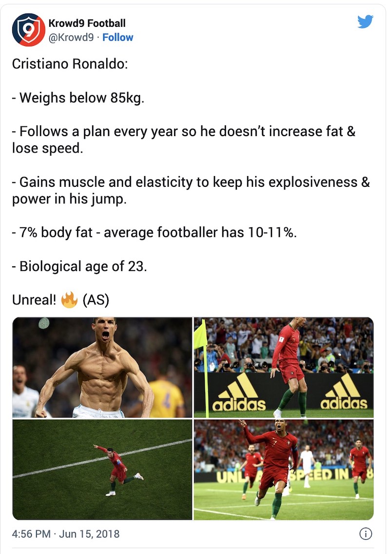 Body Comparison: Shaq vs. Ronaldo?