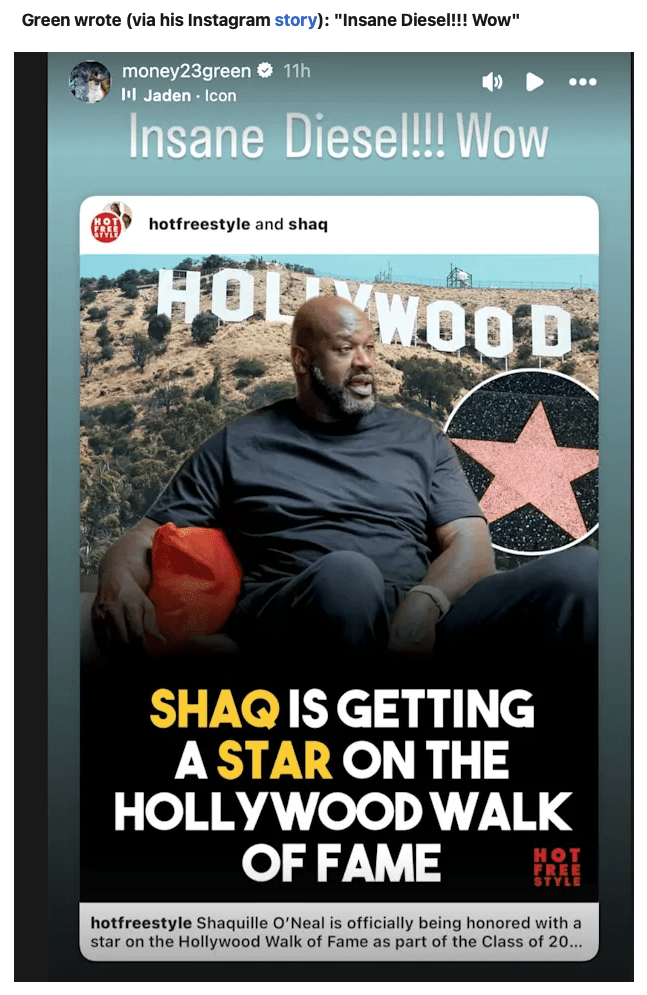 Shaq Gets Hollywood Star!